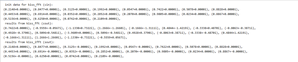 【kissfft】使用kiss_fft做FFT与iFFT-CSDN博客