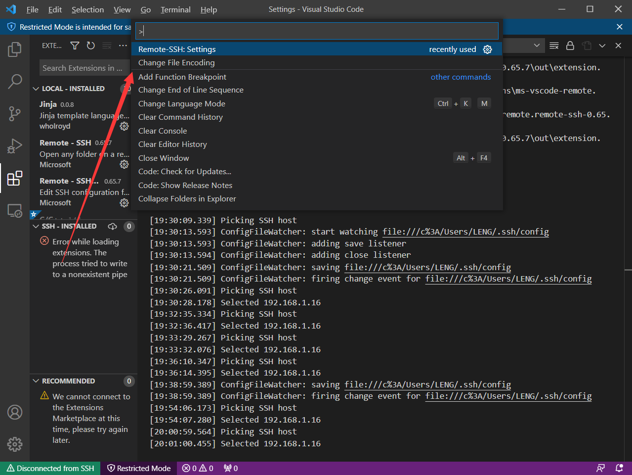 VSCode配置远程调试及各种错误解决（远程调控ROS）_vscode远程登陆sshros编译报错-CSDN博客