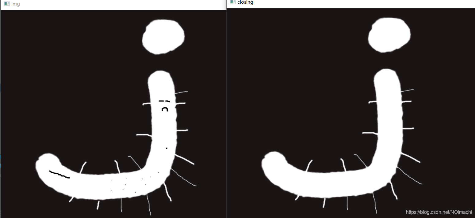 Opencv 形态学操作dst Cv2dilatecv2erodesrckernelkernelnoimachi的博客 Csdn博客