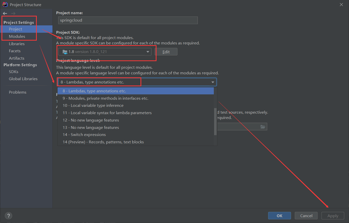 SpringCloud编译报错：java: JPS incremental annotation processing is disabled.java: 警告: 源发行版 9 需要目标发行版 ...