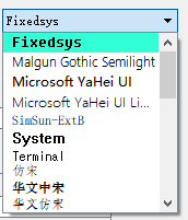 Qt 定制字体选择 QFontComBobox_qt菜单弹出窗口的字体设置-CSDN博客
