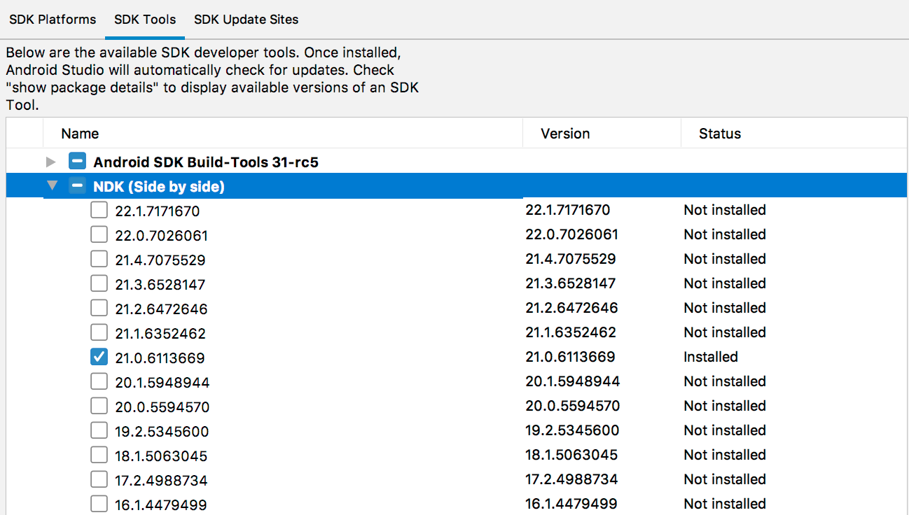 NDK报错 No version of NDK matched the requested version-CSDN博客