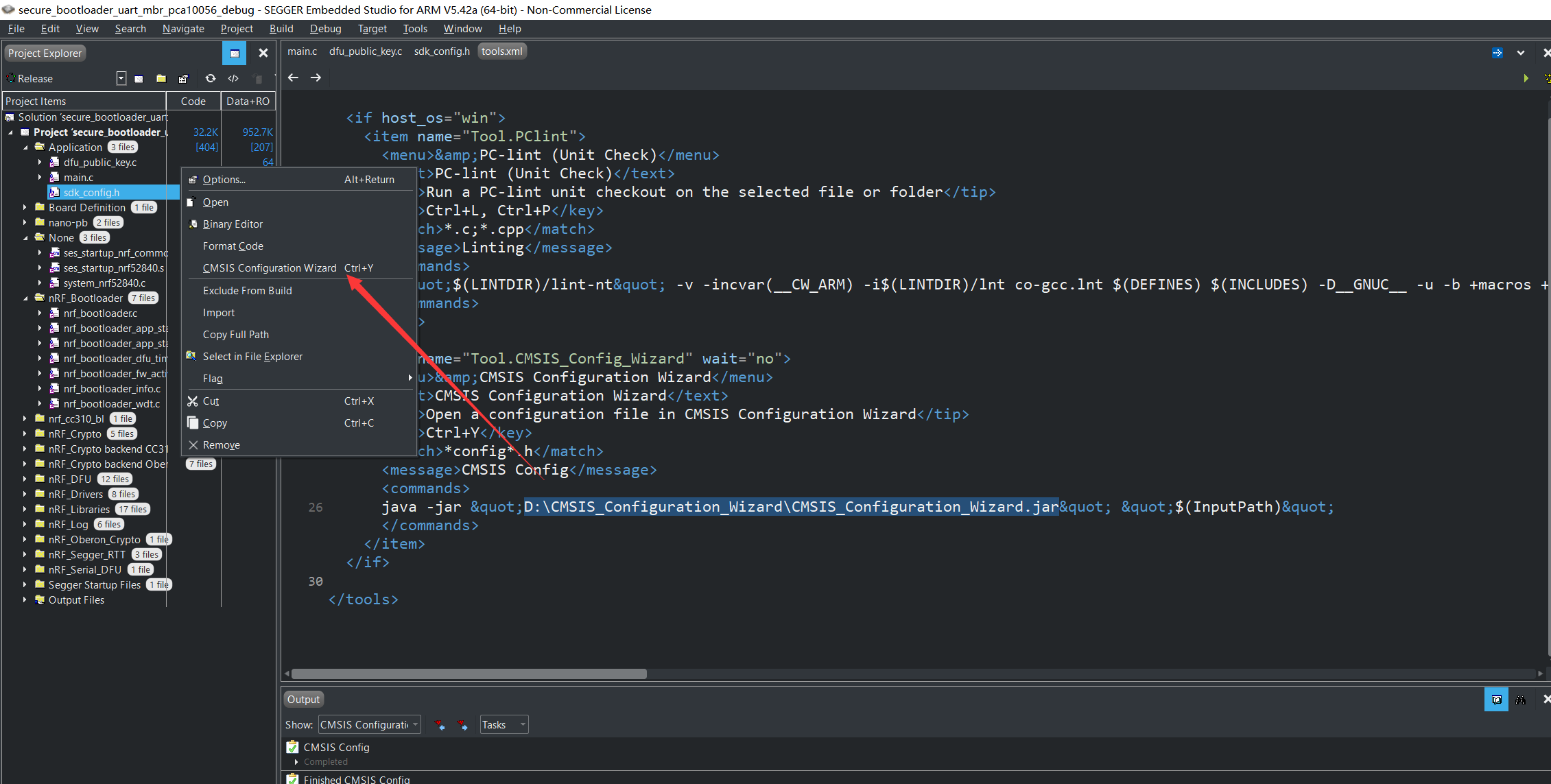 在SEGGER Embedded Sdudio中添加Configuration Wizard工具_segger embedded studio configuration wizard 安装 ...