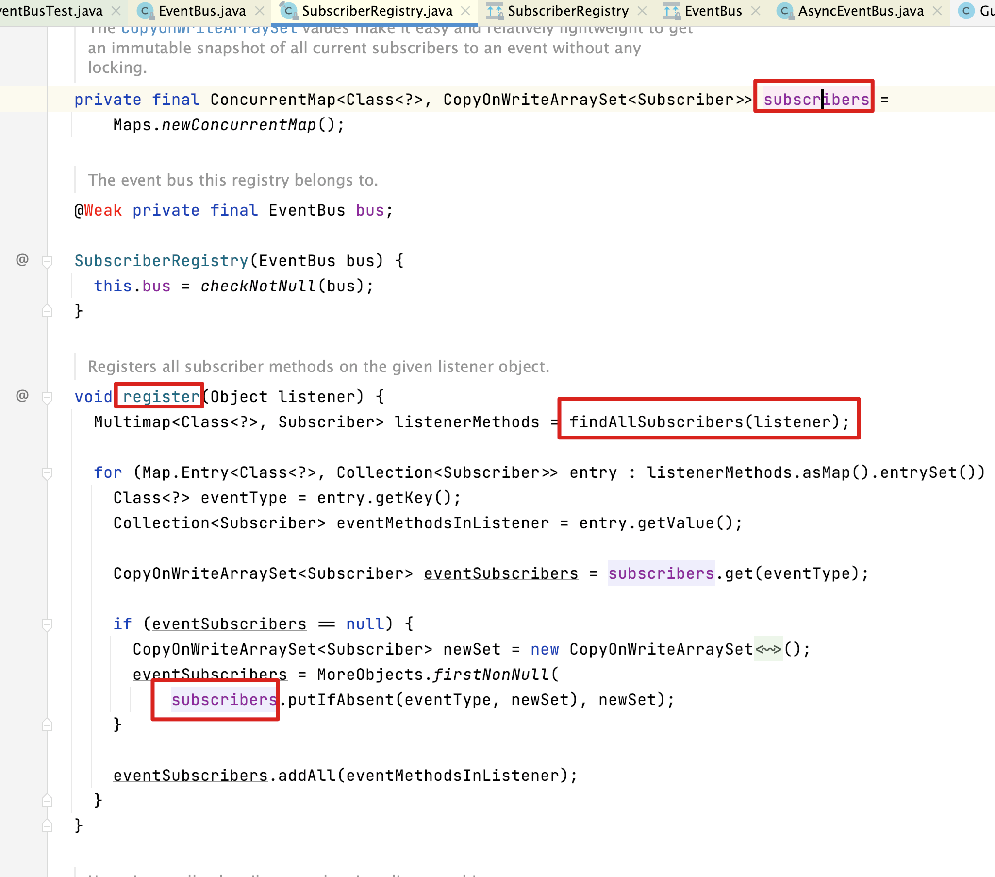 Guava中eventbus事件总线源码分析与使用guava Eventbus Csdn博客 
