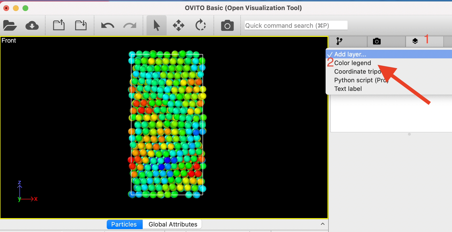 lammps教程：Ovito分析并绘制单原子应变方法_ovito color coding-CSDN博客