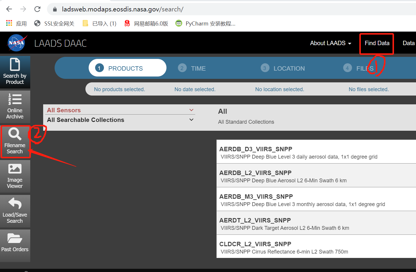利用Python在NASA Earthdata Search 上批量下载MODIS数据_nasa earthdata search python 下载-CSDN博客