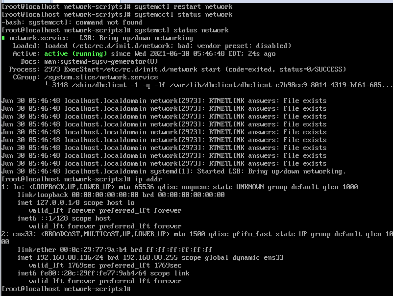 Failed to start LSB:Bring up/down networking-CSDN博客