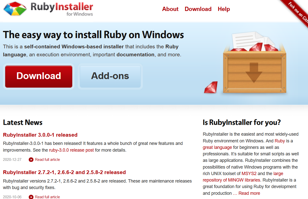 【VS Code】Windows10下VS Code配置Ruby语言环境_ruby : 无法将“ruby”项识别为 cmdlet、函数、脚本文件或可运行程序的名称。请检-CSDN博客