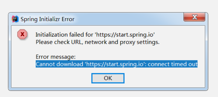 IDEA创建Spring Boot项目无法连接http://start.spring.io 解决方法_idea搭建springboot项目链接不上spring.io-CSDN博客