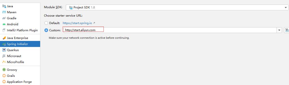 IDEA创建Spring Boot项目无法连接http://start.spring.io 解决方法_idea搭建springboot项目链接不上spring.io-CSDN博客