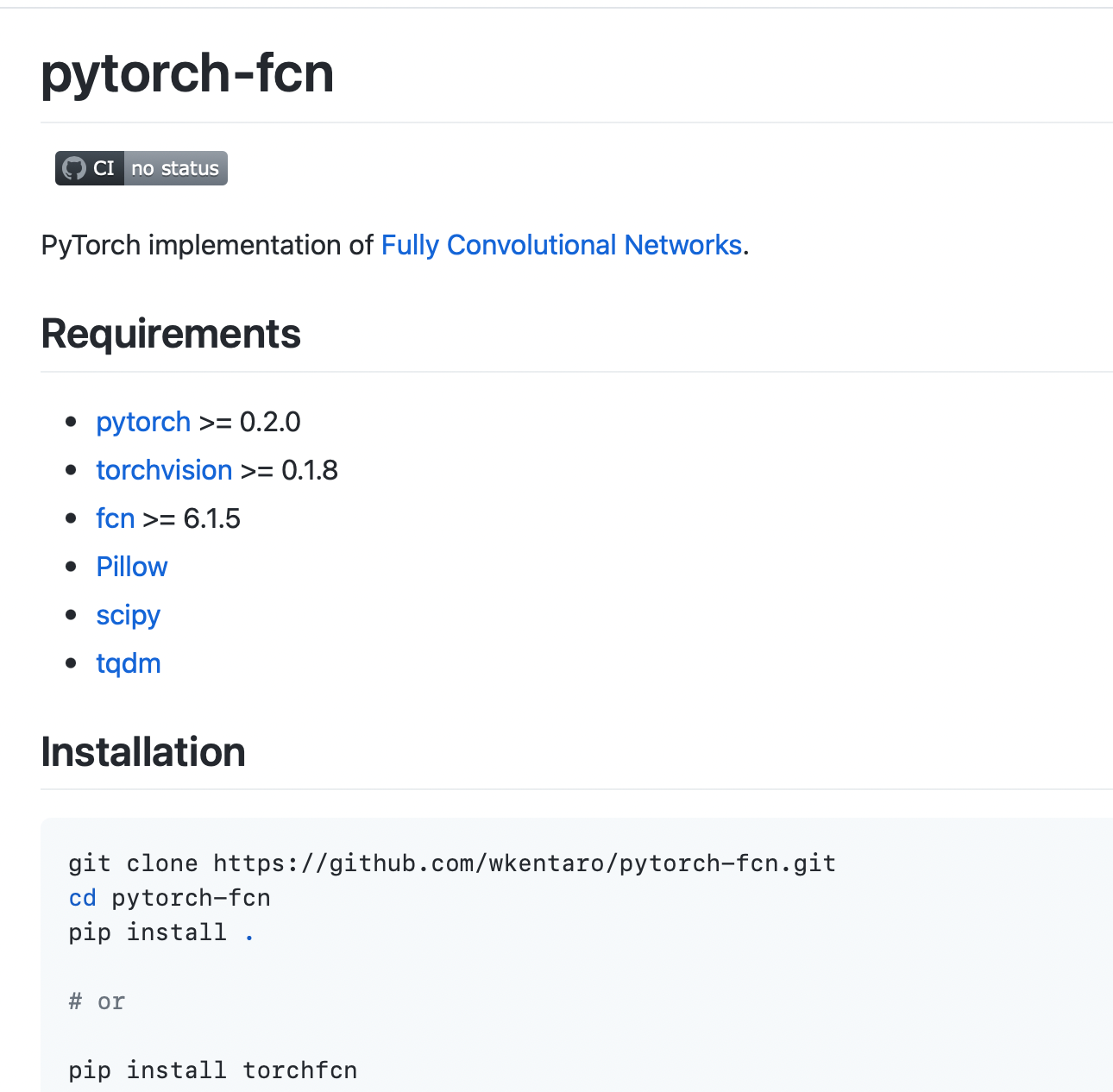 关于pychorch-fcn的环境配置_pytorchfcn库安装-CSDN博客