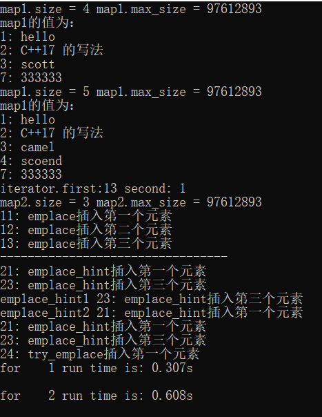 map学习之插入数据操作insert，insert_or_assign，emplace ，emplace_hint ，try_emplace_insert注解使用map-CSDN博客
