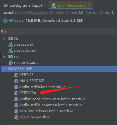 解决Build apk时META-INF文件没有CERT.RSA文件的问题_编译出的apk没有rsa文件-CSDN博客