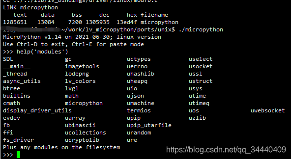 支持lvgl的micropython固件编译(一)micropython Lvgl Csdn博客
