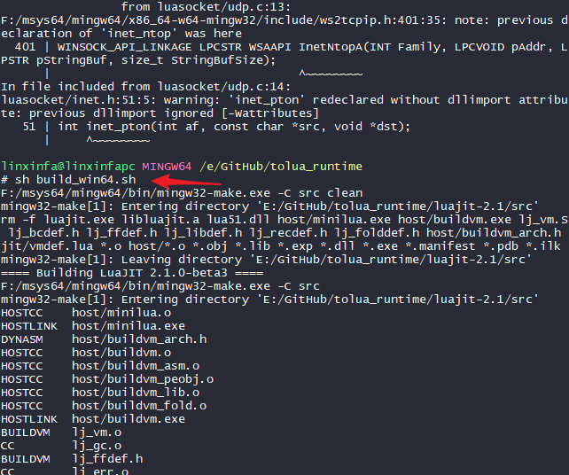 【游戏开发进阶】教你在Windows平台编译tolua runtime的各个平台库（Unity | 热更新 | tolua | 交叉编译）_tolua runtime 兼容arm64-CSDN博客