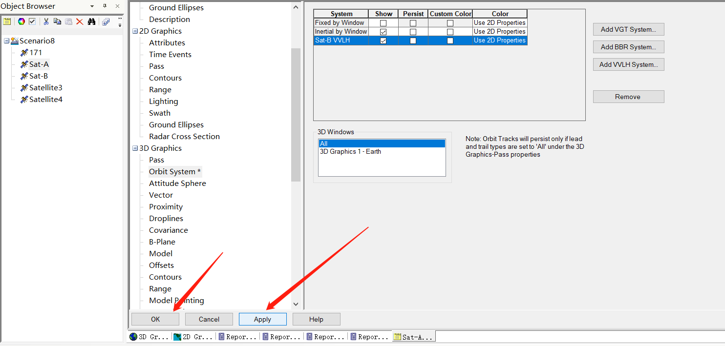 STK11.2 计算卫星A关于卫星B的相对位置 （三维和二维）-CSDN博客