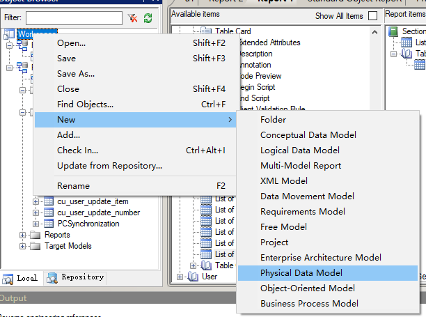 PowerDesigner 导出数据库表到word文档_powerdesigner导出word-CSDN博客