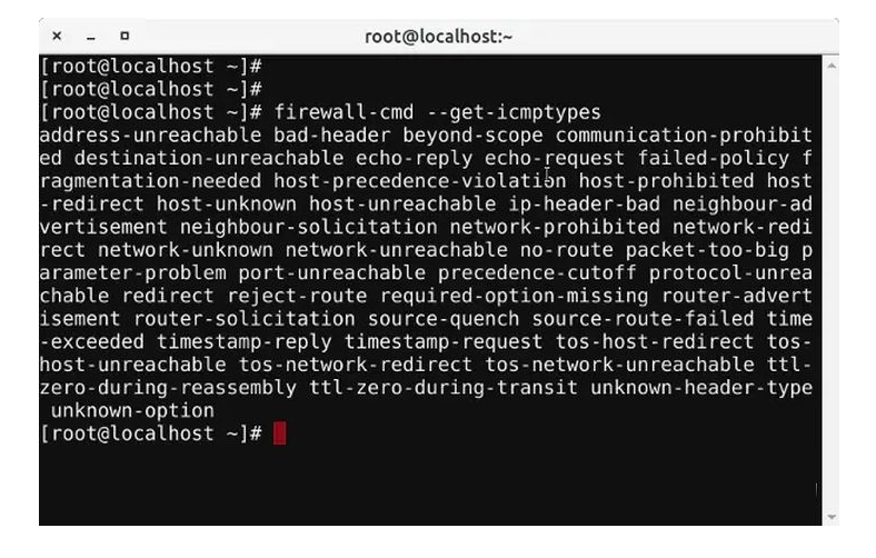 Linux防火墙-firewalld与ICMP控制 【Linux服务器】_firewall-cmd icmp-CSDN博客