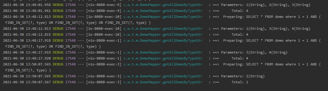 Mybatis Mapper.xml中字符串形式传参，逗号分隔 AND中拼接OR_mybatis 逗号分隔查询mapper-CSDN博客