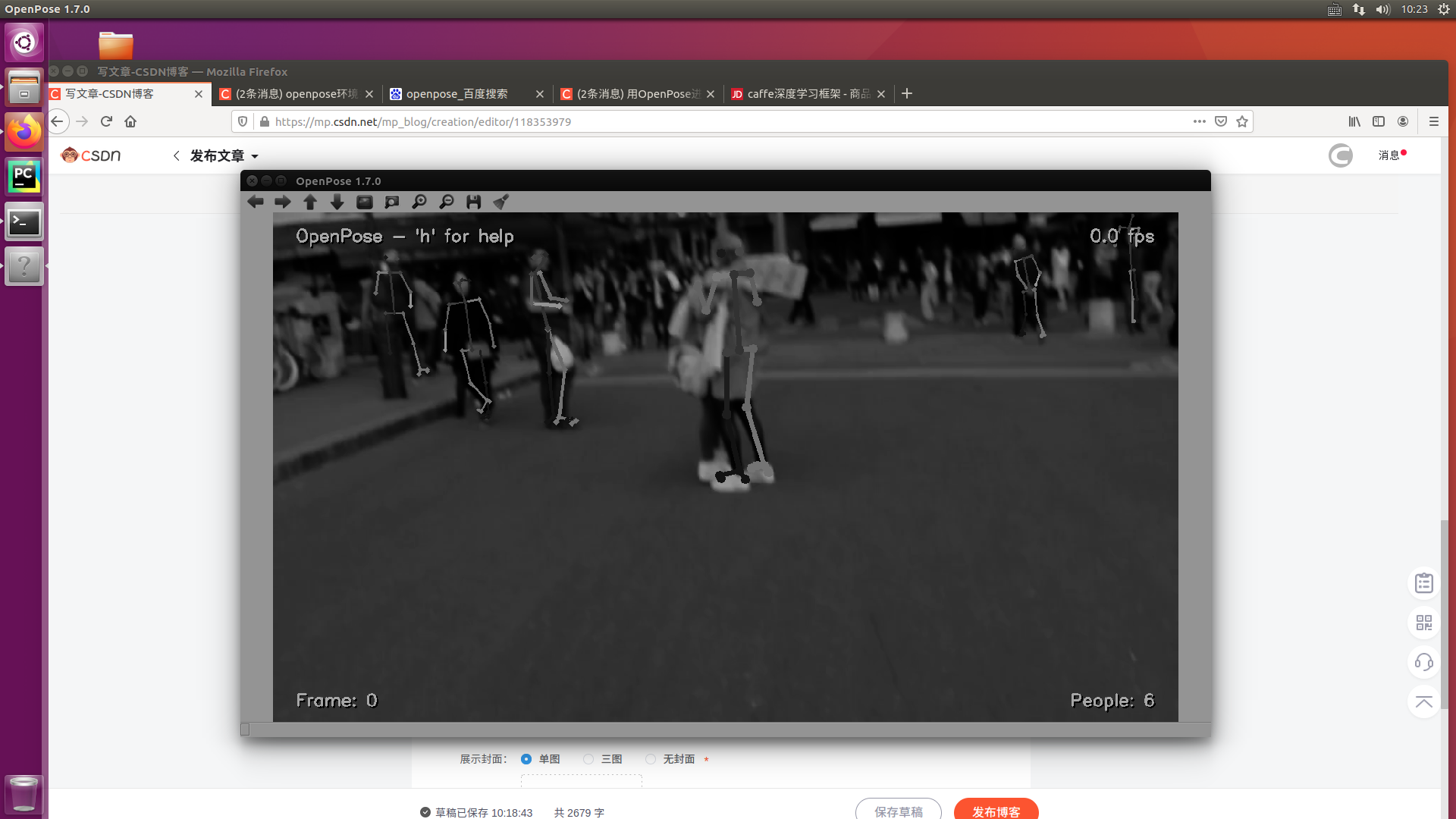 Openpose的环境搭建 Starting Openpose Demo Configuring Openpose Csdn博客
