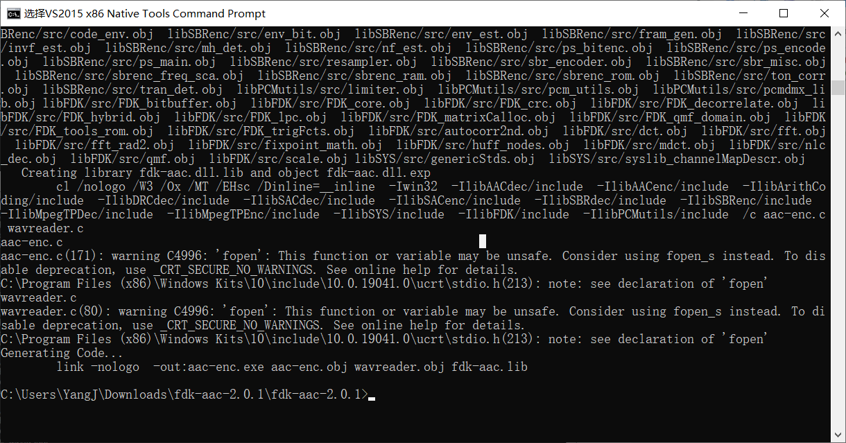 Windows平台下libfdk-aac库的编译方法_libfdk_aac_Jncryang的博客-CSDN博客