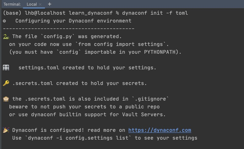 用Dynaconf进行Python项目的配置管理-CSDN博客