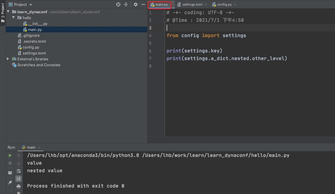 用Dynaconf进行Python项目的配置管理-CSDN博客