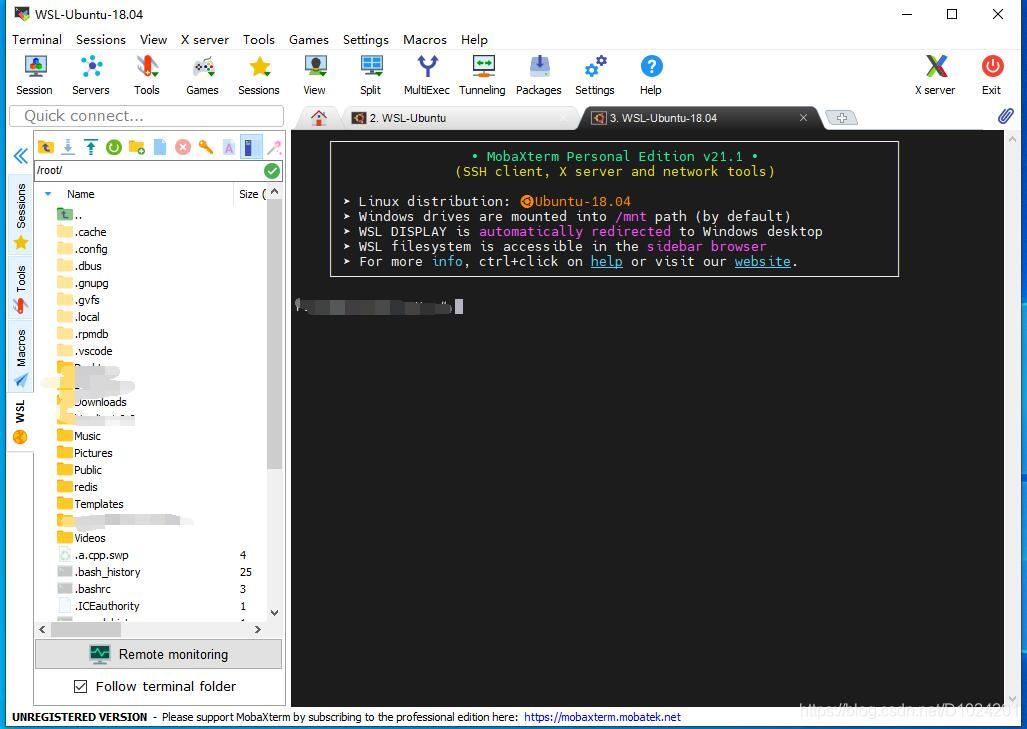 WSL2 Ubuntu18 04 VSCode wsl2 Ubuntu18 D1024201 wsl2-ubuntu18-04-vscode-wsl2-ubuntu18-d1024201