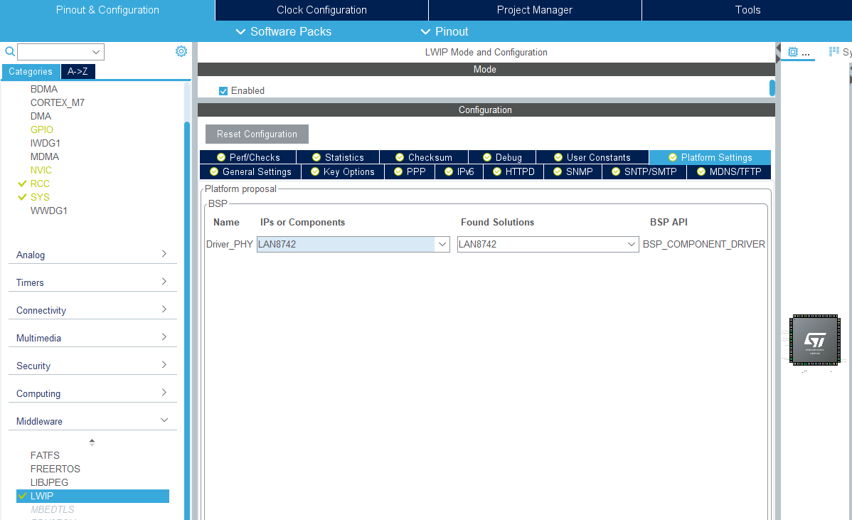 STM32H743/750+Cube+DP83848（一）_stm32h743 dp83848 tcp-CSDN博客