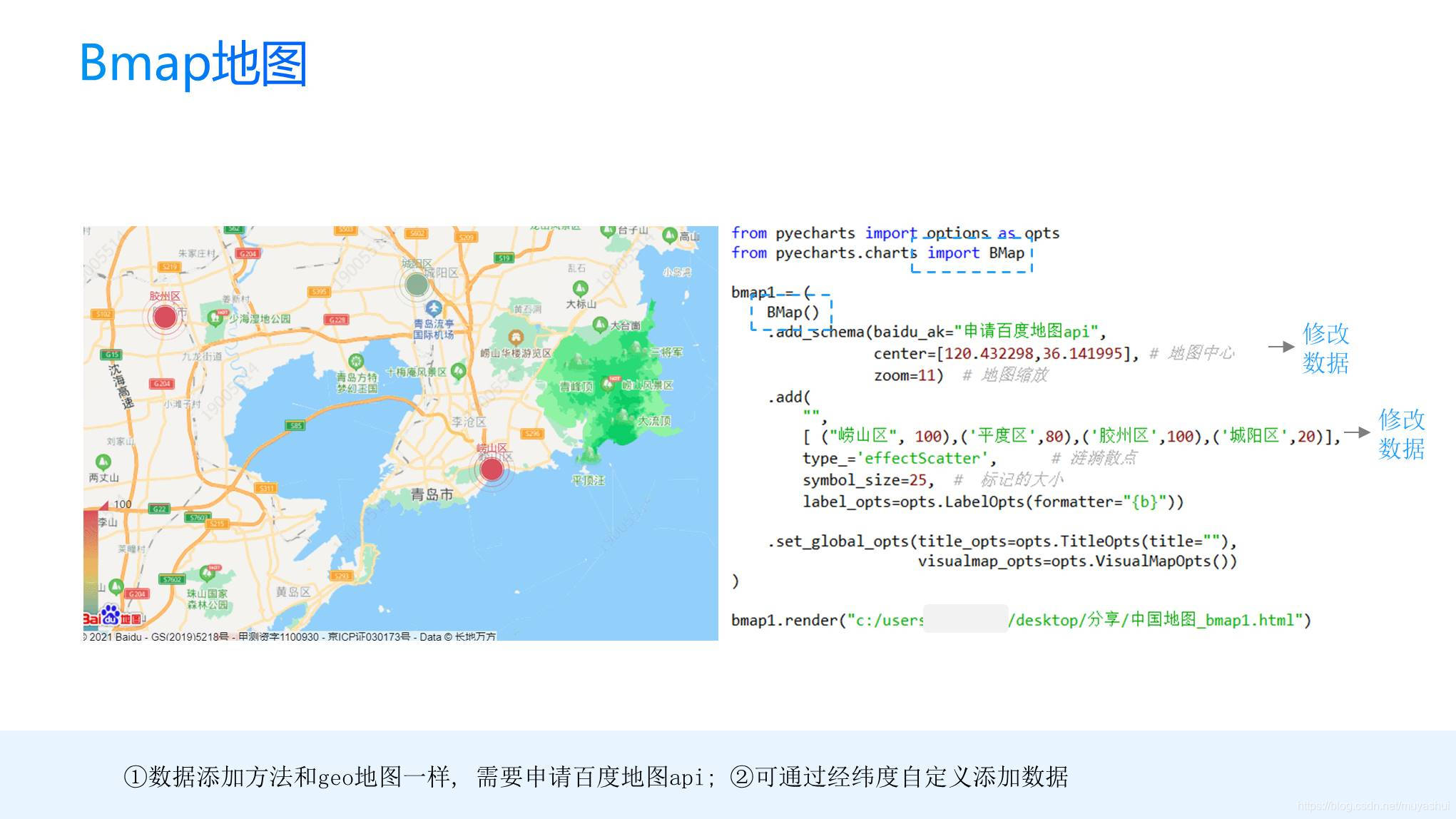 Pyechart中15种中国地图世界地图可视化代码模板 最适合放在ppt中怎么python在地图上生成柱状图 Csdn博客