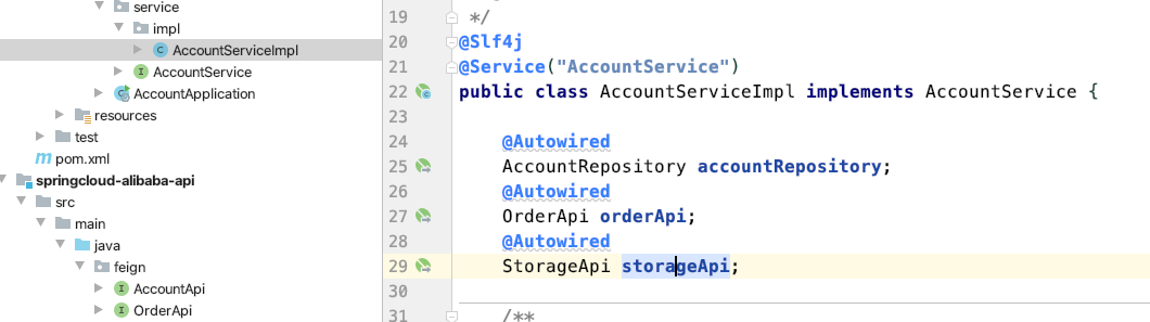 搭建SpringCloudAlibaba微服务时遇到的Nocos、Feign注入、Seata的各种问题_在使用springcloudalibaba ,有遇到什么问题,nacos ...