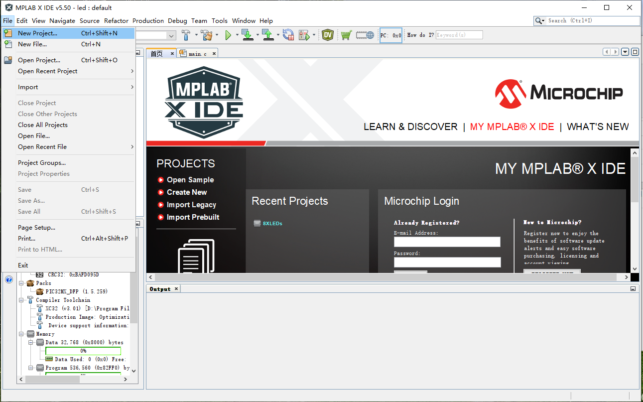 3、PIC Harmony组件安装、工程创建及烧录_mplab ide创建 32-bit mplab harmony 3 project-CSDN博客