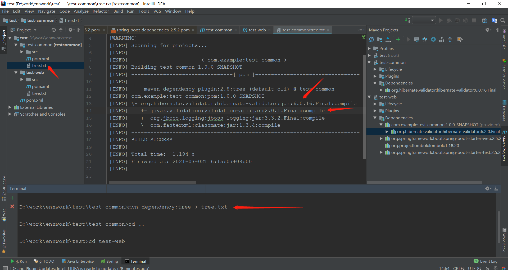 maven多模块依赖版本不一致问题_hibernate-validator版本差异-CSDN博客