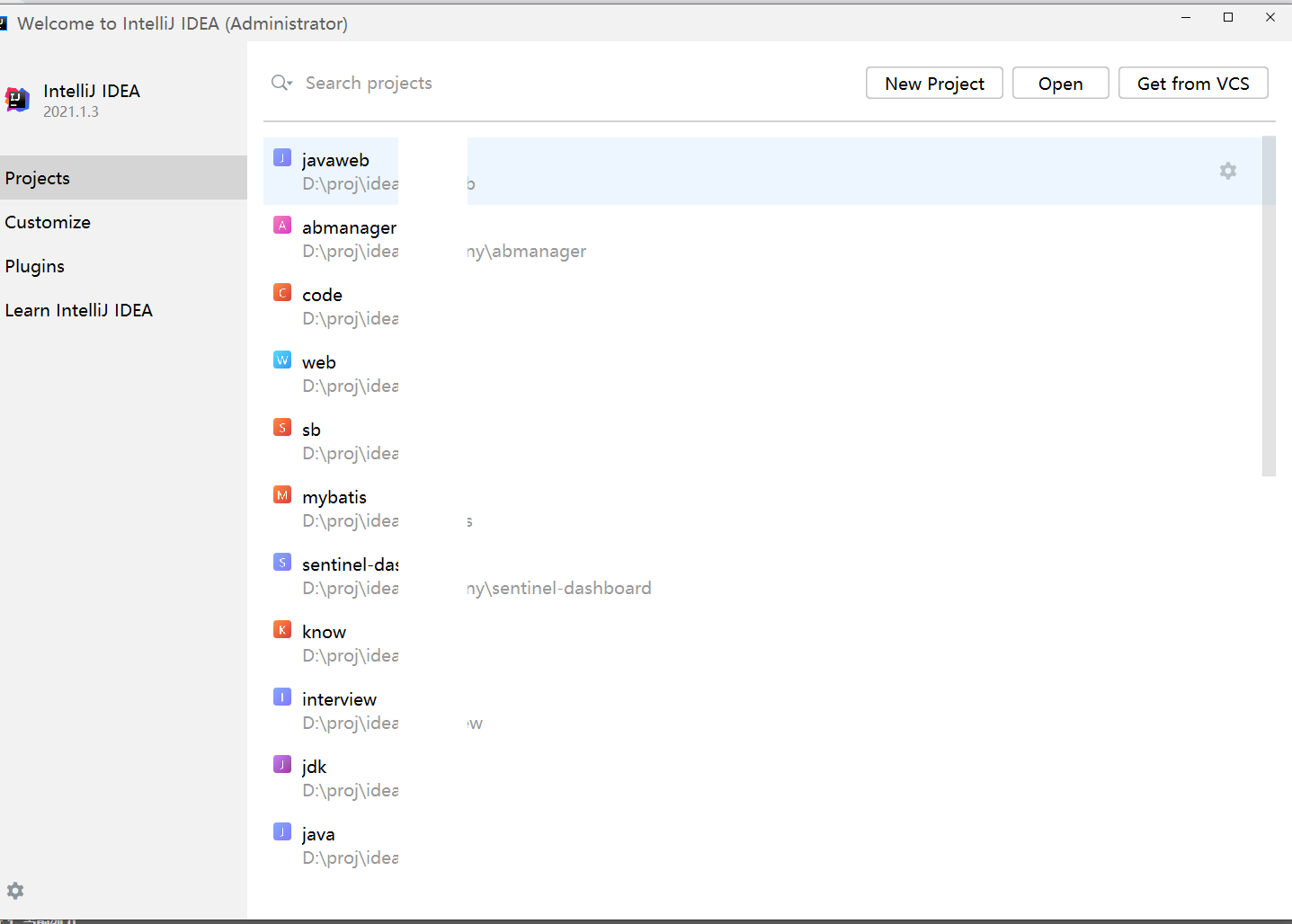 intellij idea 如何快速删除历史打开项目_intelij如何将历史全部清除-CSDN博客