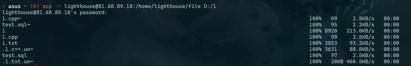 windows终端连接Linux服务器+SCP命令相互上传下载文件（夹）_windows cmd scp下载数据-CSDN博客