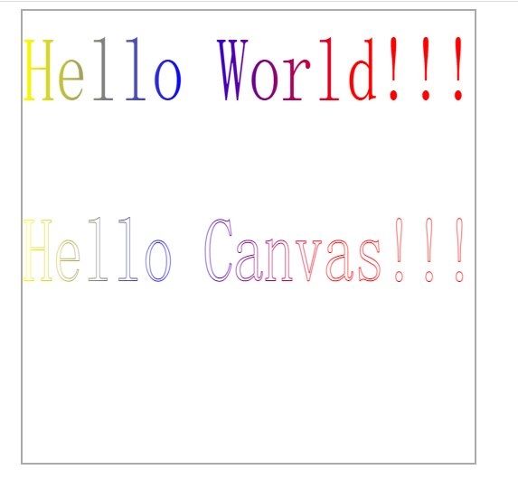 Canvas画文字、渐变文字以及调整文字位置_canvas 设置字体颜色__enzo的博客-CSDN博客