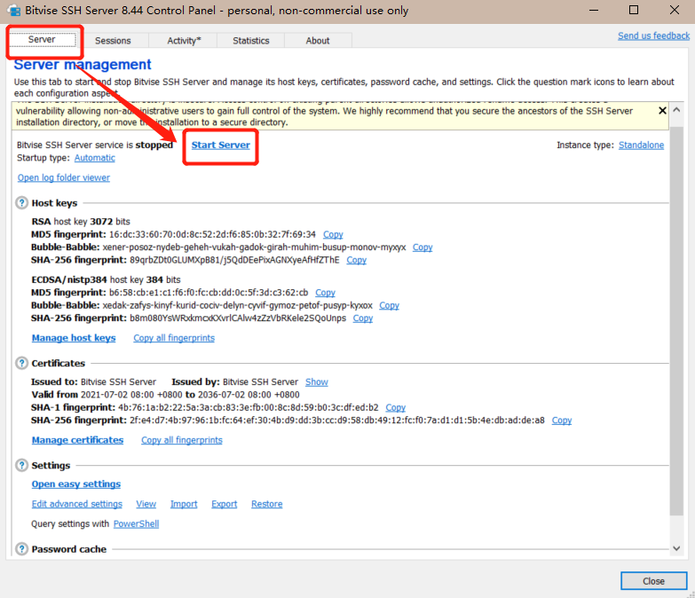 windows环境下使用bitvise搭建ssh server_bitvise ssh server-CSDN博客