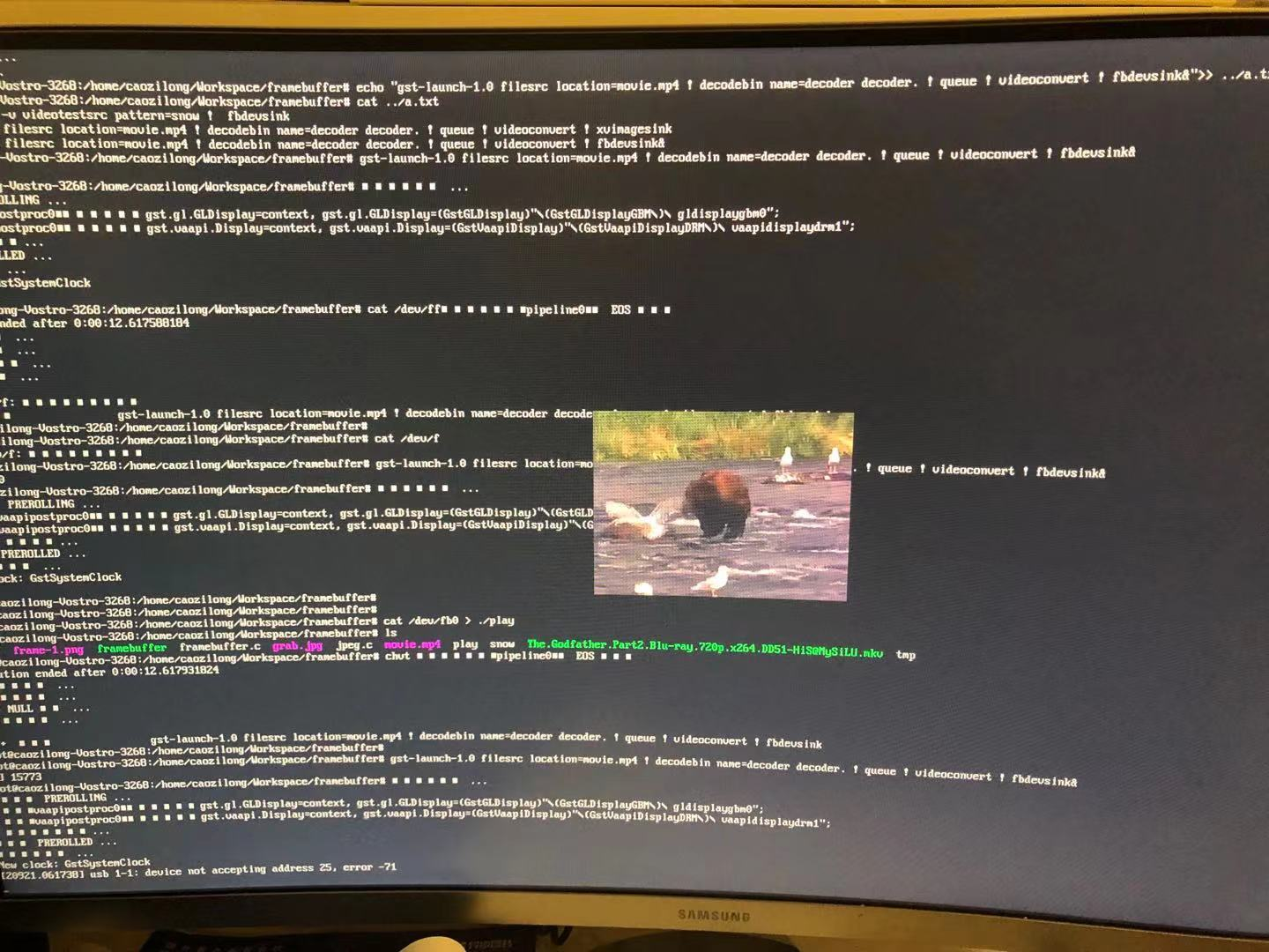 使用gstreamer的fb videosink播放视频_streaming stopped, reason not-linked (-1)-CSDN博客