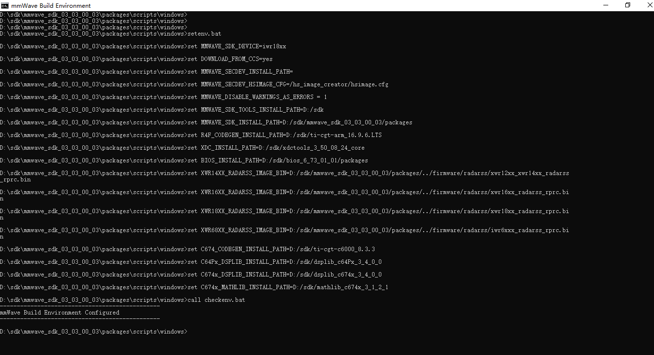 基于IWR1843，使用gmake编译demo_环境变量怎么添加gmake-CSDN博客