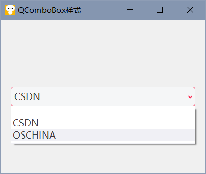 QSS 自定义QComboBox_qcombox 重写dropdown触发事件-CSDN博客