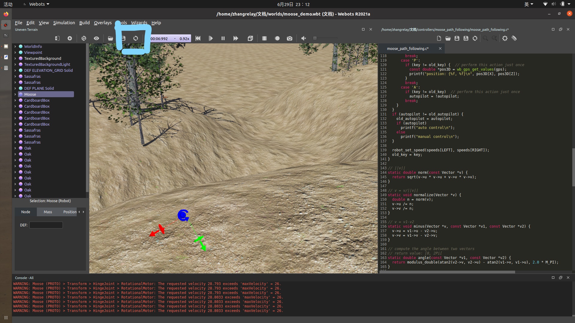 ROS实训过程之webot镜像学习_古月webots-CSDN博客