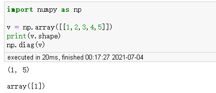 numpy中diag()函数与matlab中diag()的不同-CSDN博客