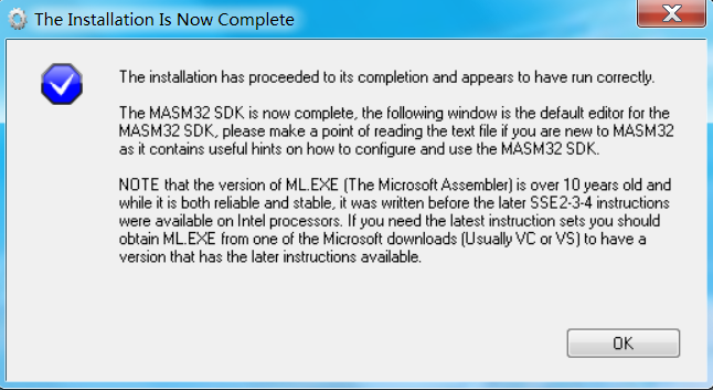 Win32汇编环境搭建教程（MASM32 SDK）_masm32 sdk version 11-CSDN博客