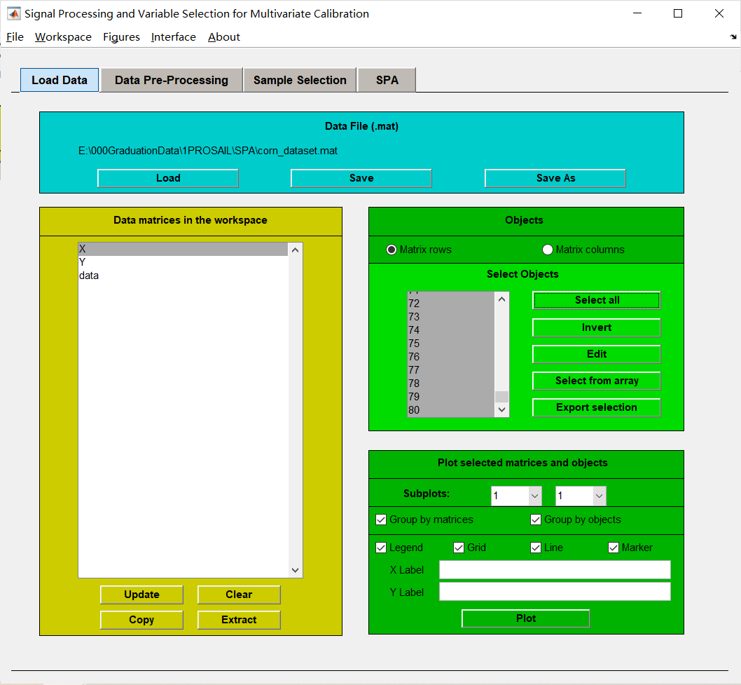 matlab连续投影算法SPA使用示例_spa matlab-CSDN博客
