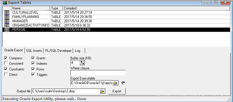 使用plsql导出oracle表结构表数据;导入数据plsql导出数据库表和数据 Csdn博客 5236