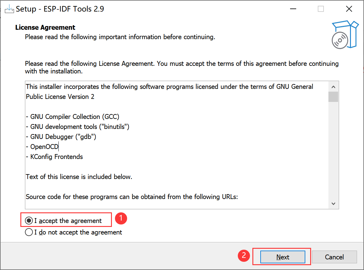 ESP32 开发笔记 ESP32开发环境搭建 Windows10 esp-idf-tools-setup安装_esp-idf-tools-setup-offline-CSDN博客