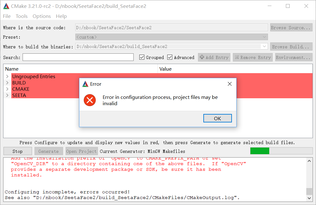 图像处理：seetaface2 (一) 编译篇_cmake编译seetaface2环境配置-CSDN博客