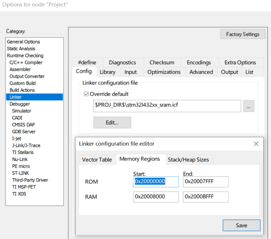 stm32 keil中设置程序在flash还是在sram跑_为什么keil程序需要烧录在falsh不直接烧进ram中-CSDN博客
