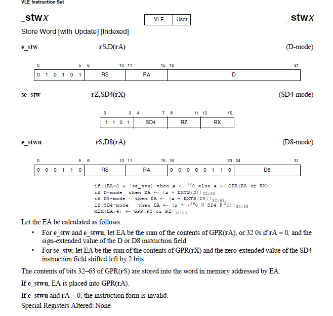 Variable-Length Encoding (VLE) powerpc 汇编指令学习（MPC5748G）_variable length ...