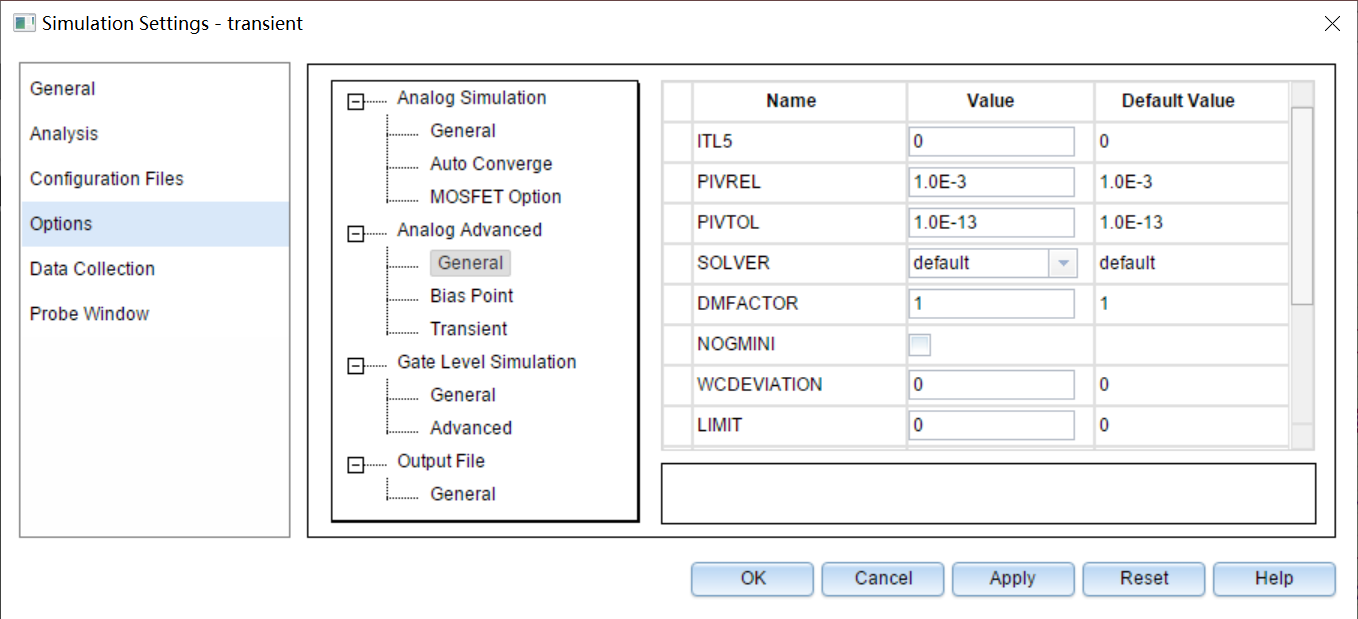 PSpice不收敛问题的解决方法（报错：Convergence problem in transient bias point calculation）_pspice仿真不收敛-CSDN博客